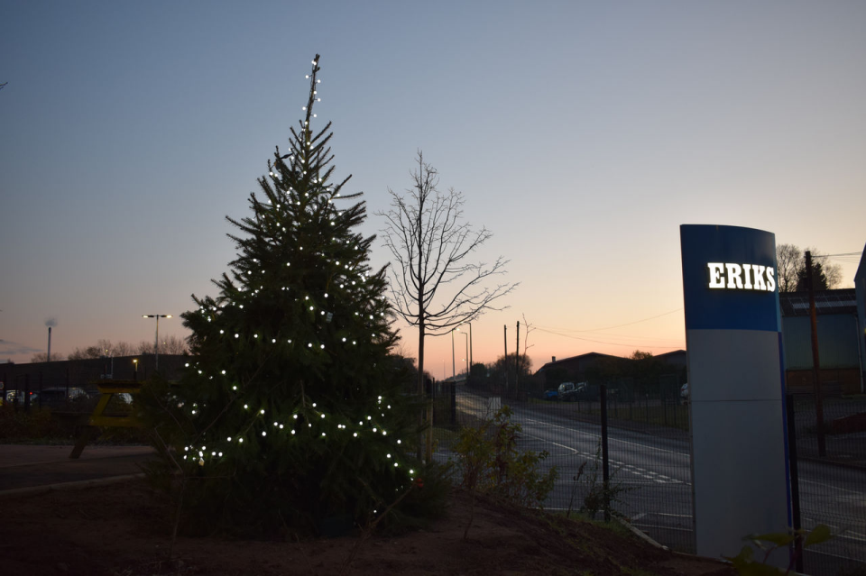 ERIKS UK Illuminates Oldbury with New Christmas Tree